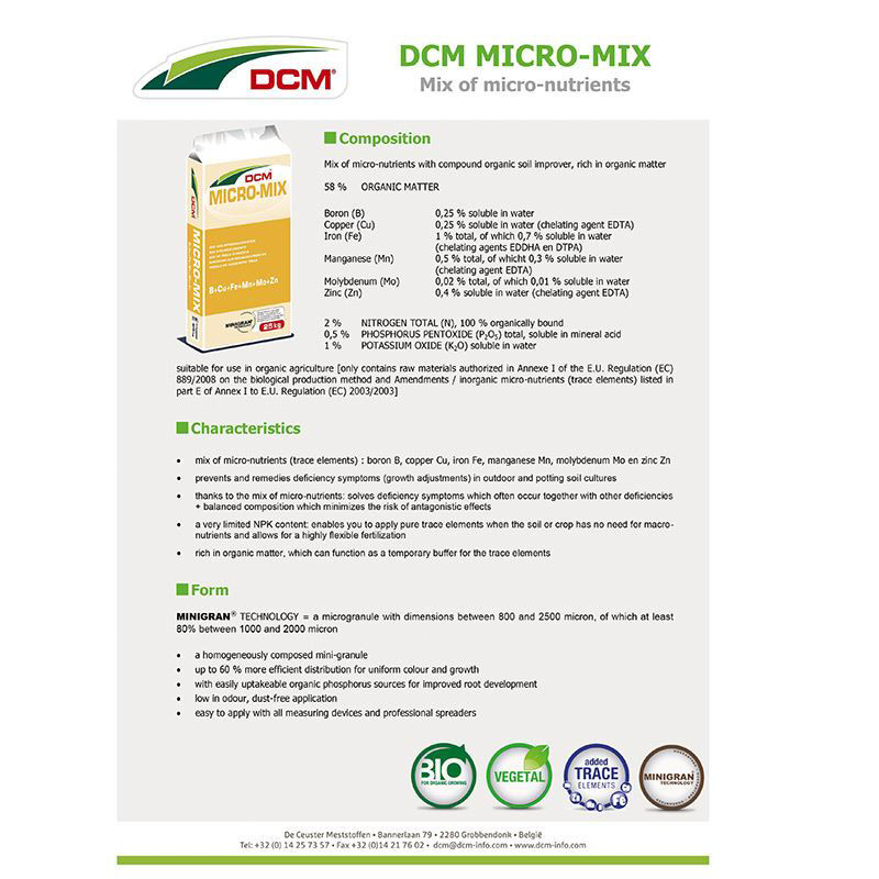 DCM MICRO-MIX NPK 2-0,5-1